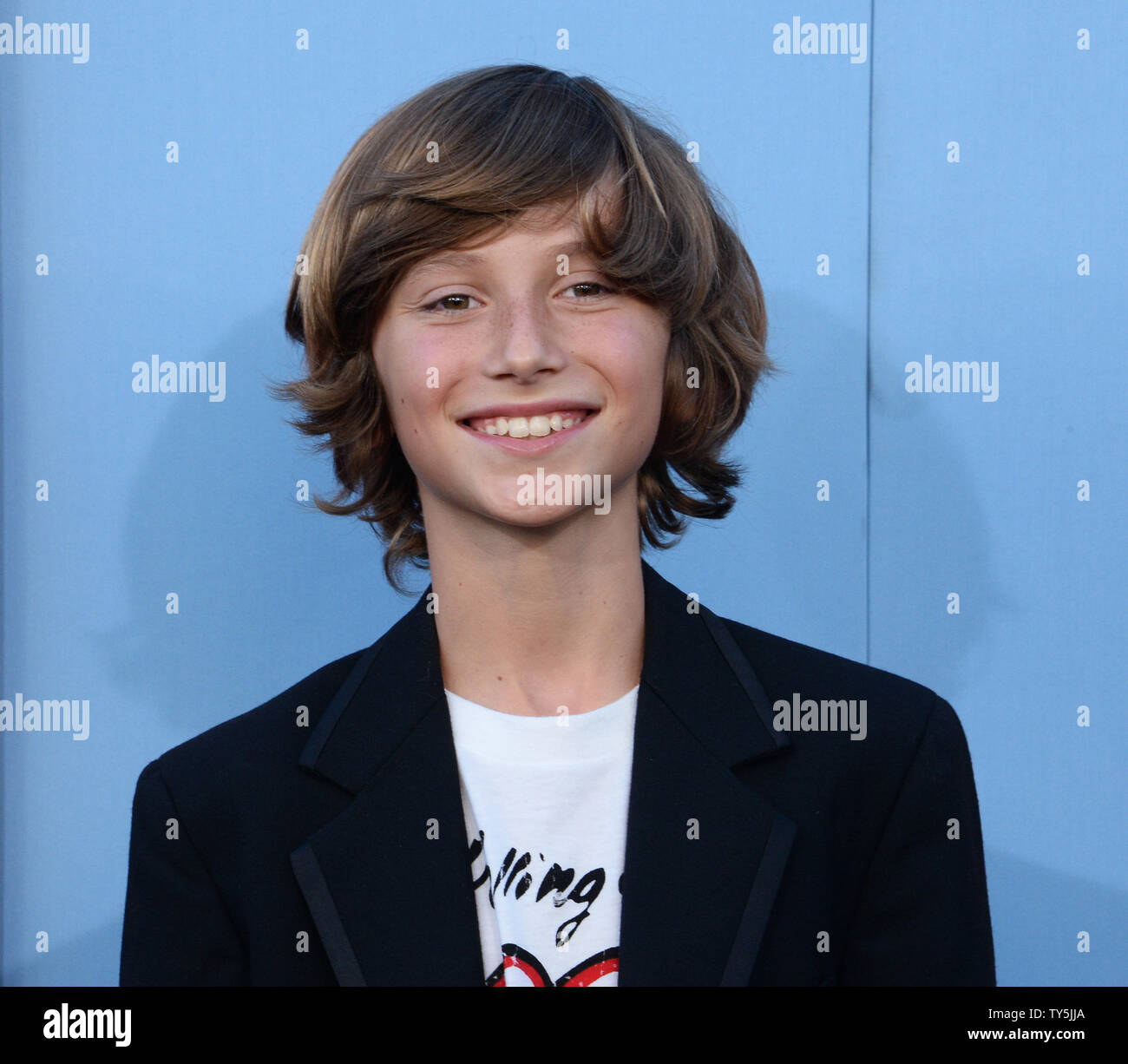 Cast member Steele Stebbins attends the premiere of the motion picture ...