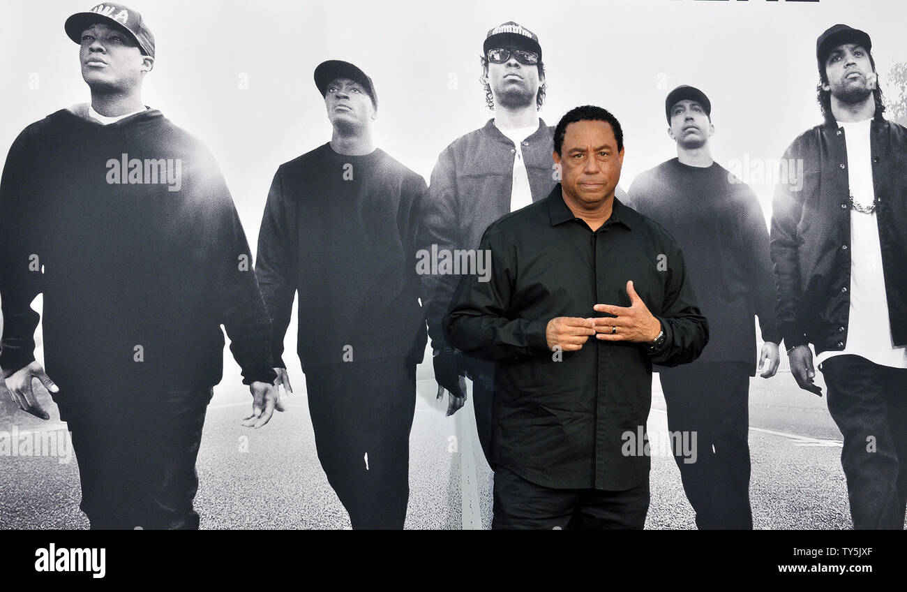 DJ Yella attends the premiere of the N.W.A. motion picture biopic ...