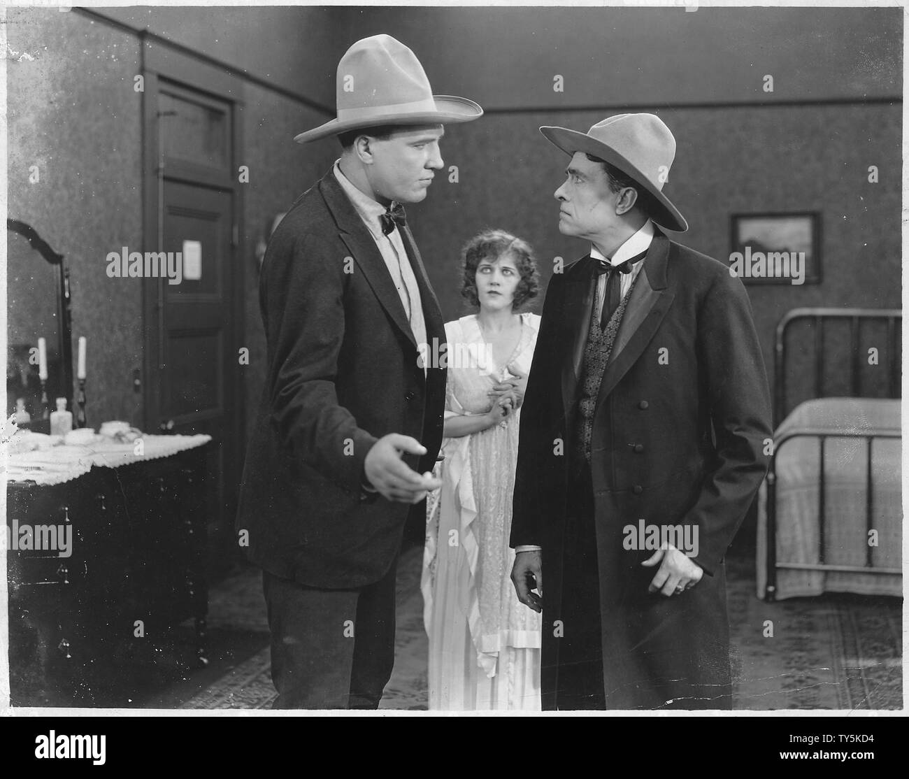 Hollywood movie stills; Scope and content: Confrontation over woman in ...