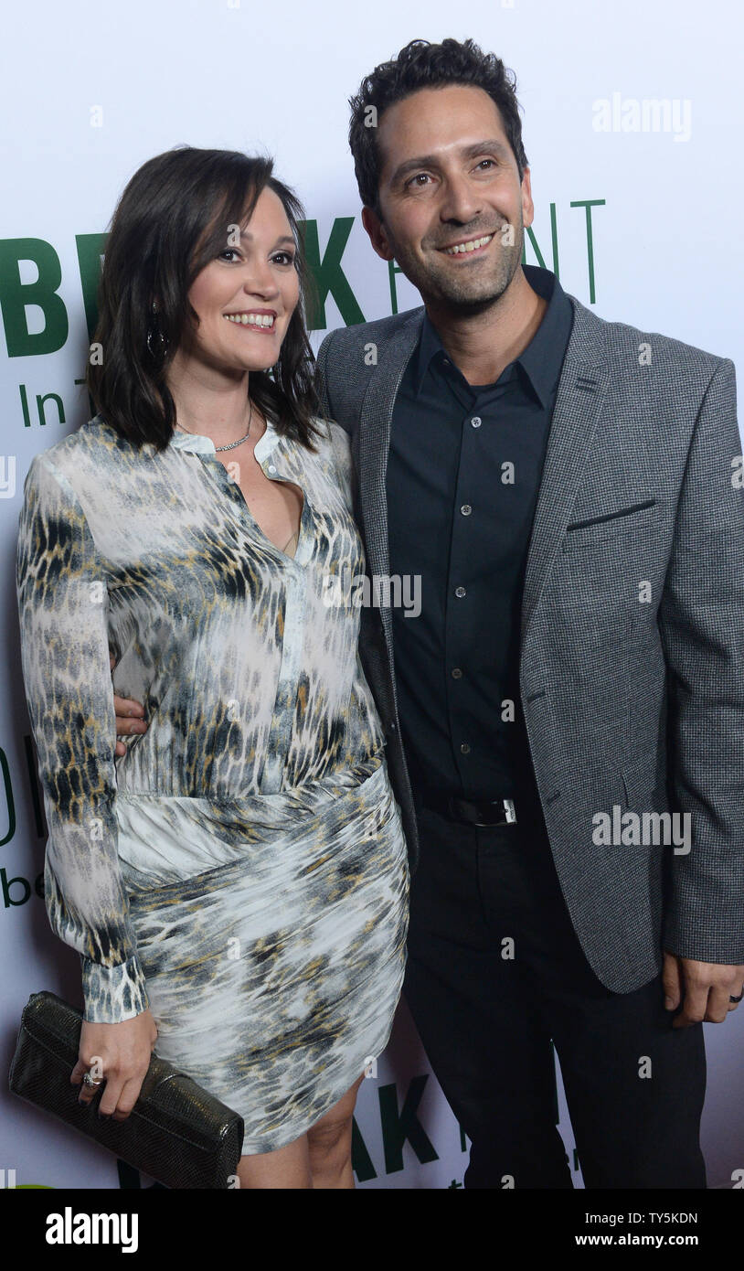 Director Jay Karas and his wife Monica attend the premiere of the ...