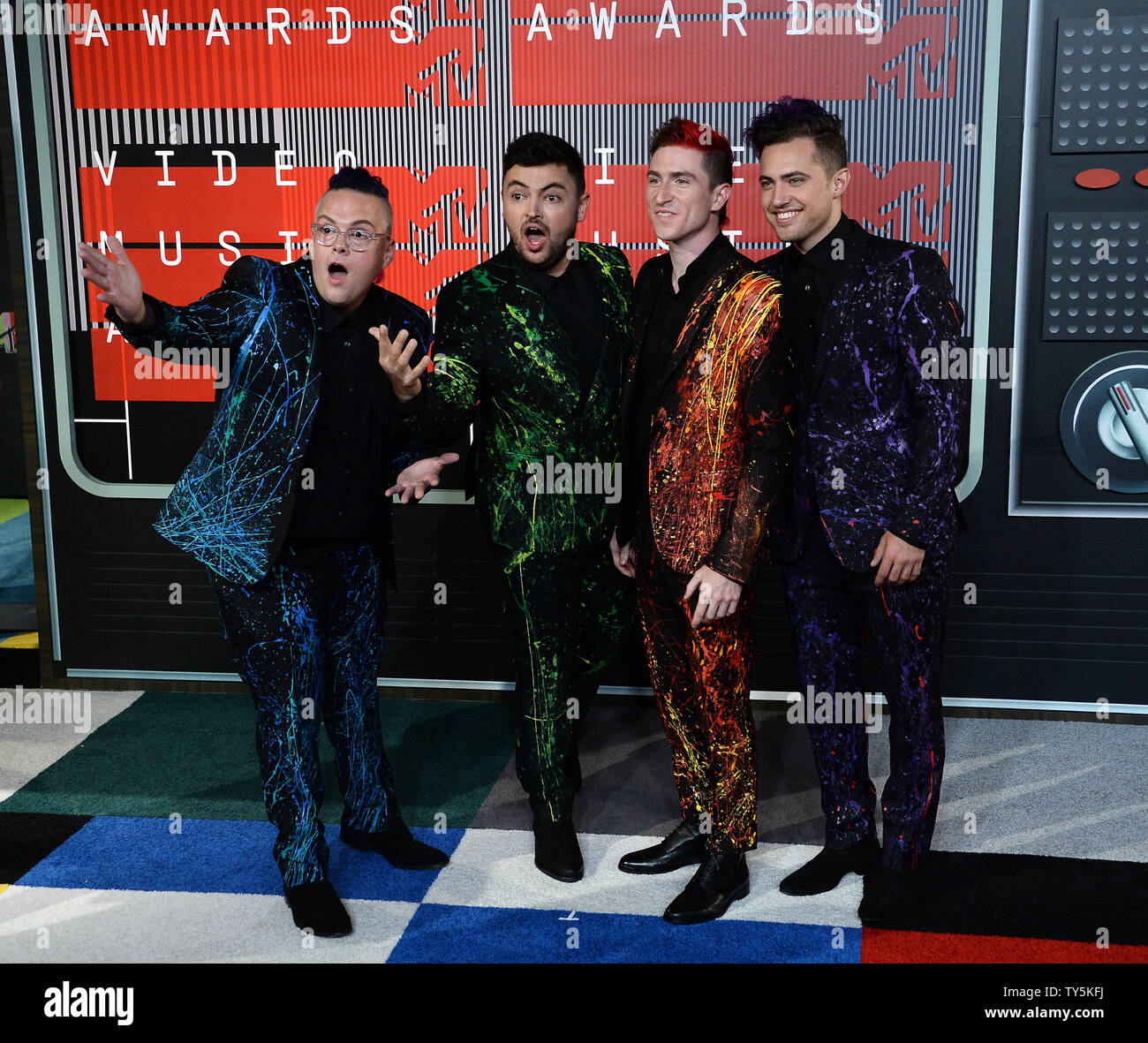 Musicians Sean Waugaman, Eli Maiman, Nicholas Petricca and Kevin Ray of ...