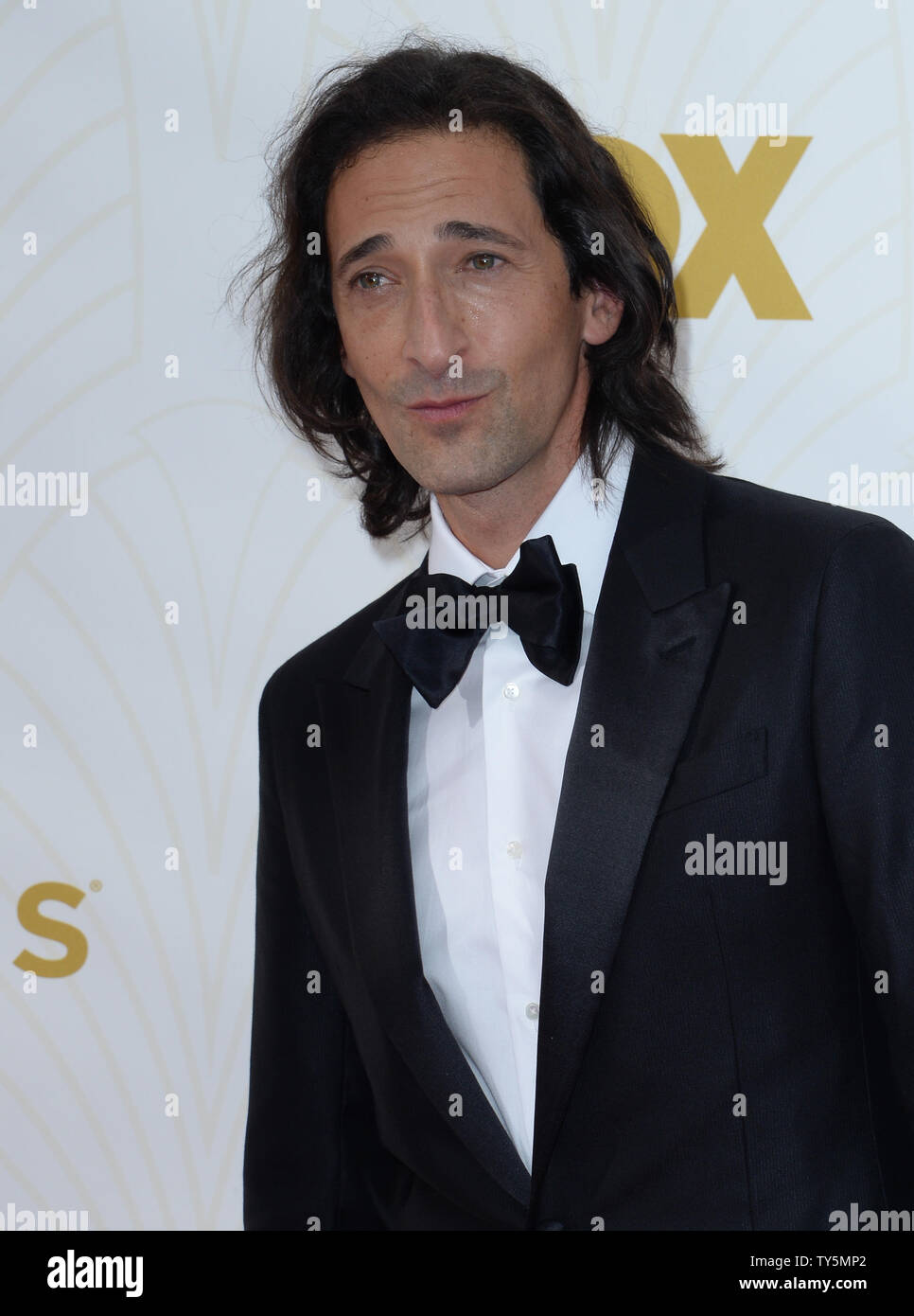 Actor Adrien Brody arrives at the 67th Primetime Emmy Awards in the ...