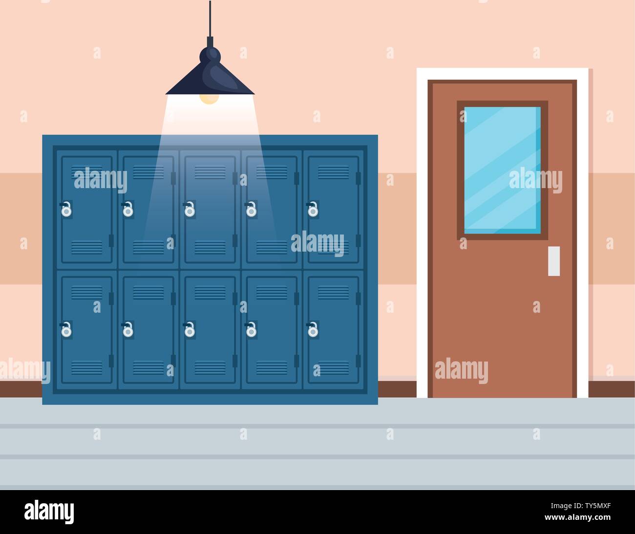 Classroom door Stock Vector Images - Alamy
