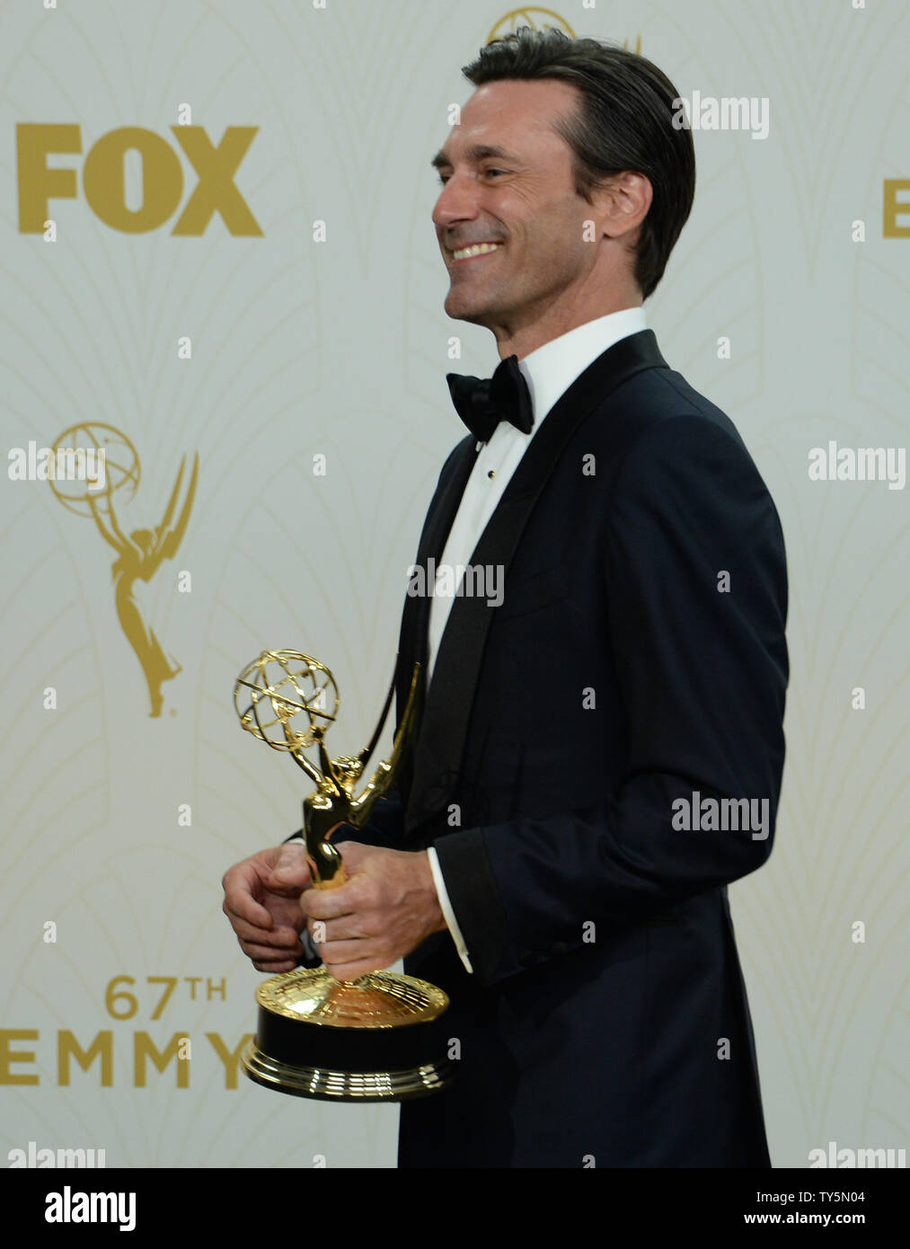Actor Jon Hamm, winner of Outstanding Lead Actor in a Drama Series for ...