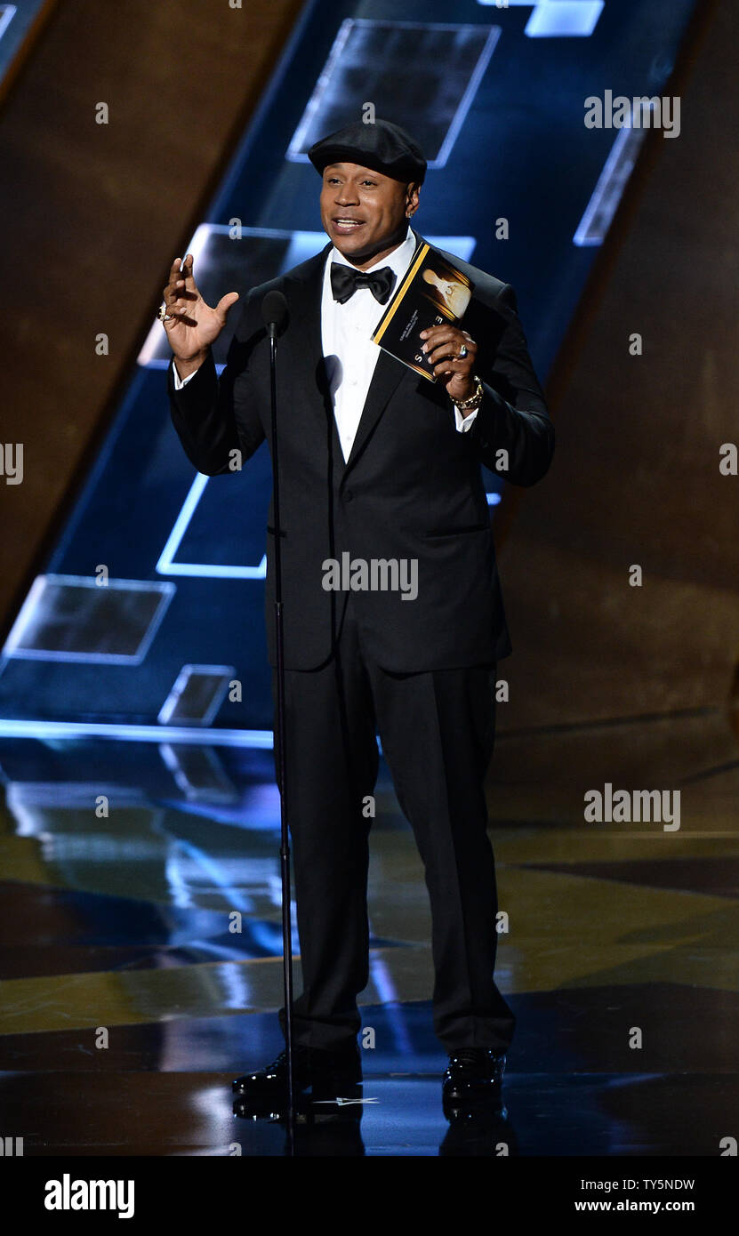 Rapper/actor LL Cool J appears onstage during the 67th Primetime Emmy ...
