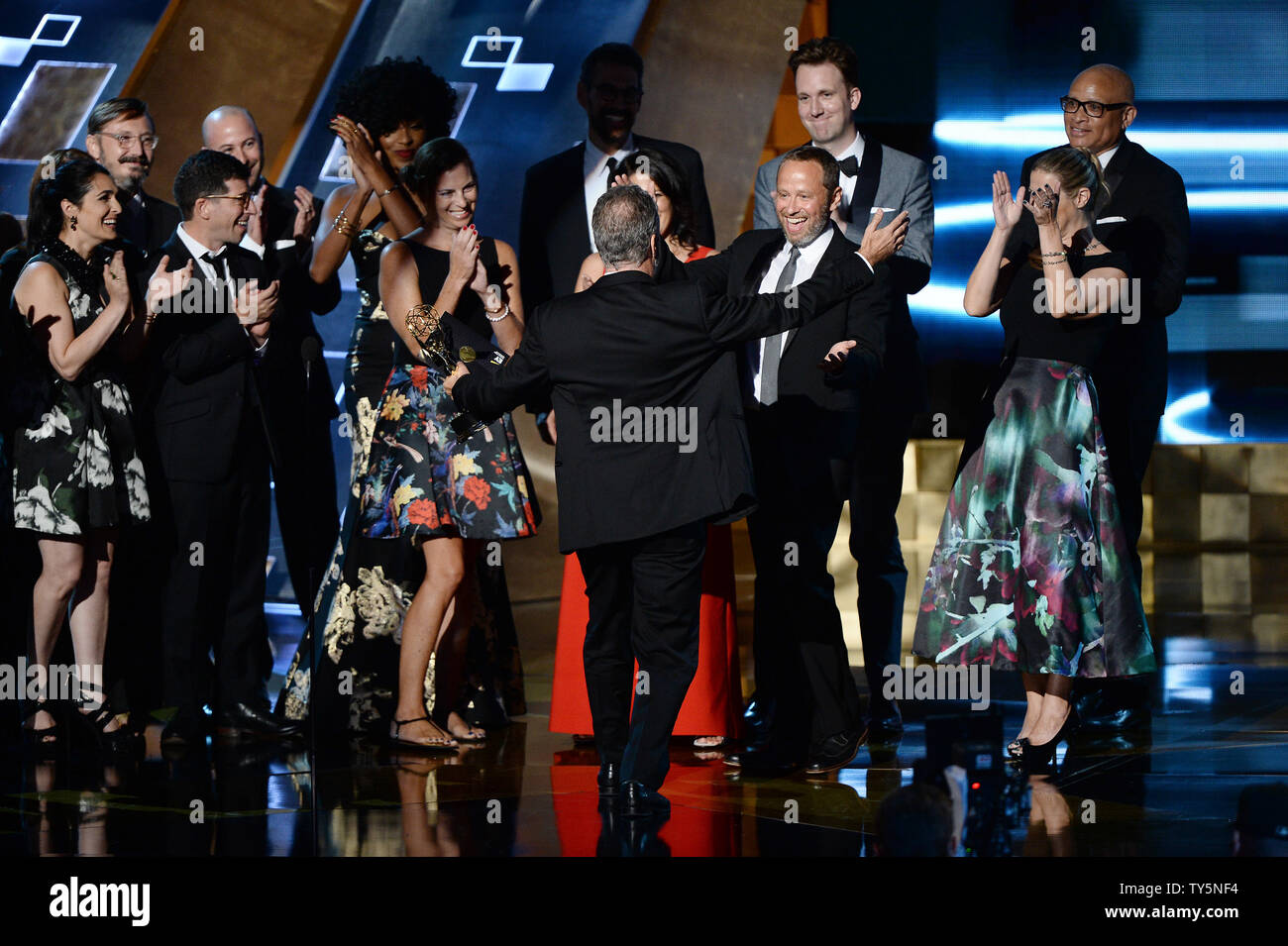 The daily show with jon stewart cast hi-res stock photography and ...