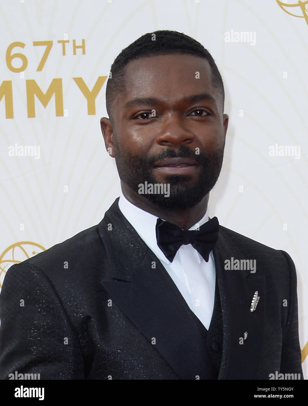 David Oyelowo arrives at the 67th Primetime Emmy Awards in the ...