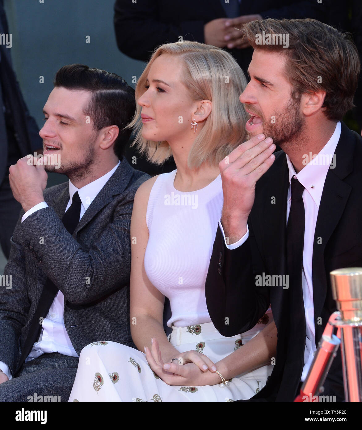 "The Hunger Games: Mockingjay - Part 2" cast members Josh Hutcherson ...