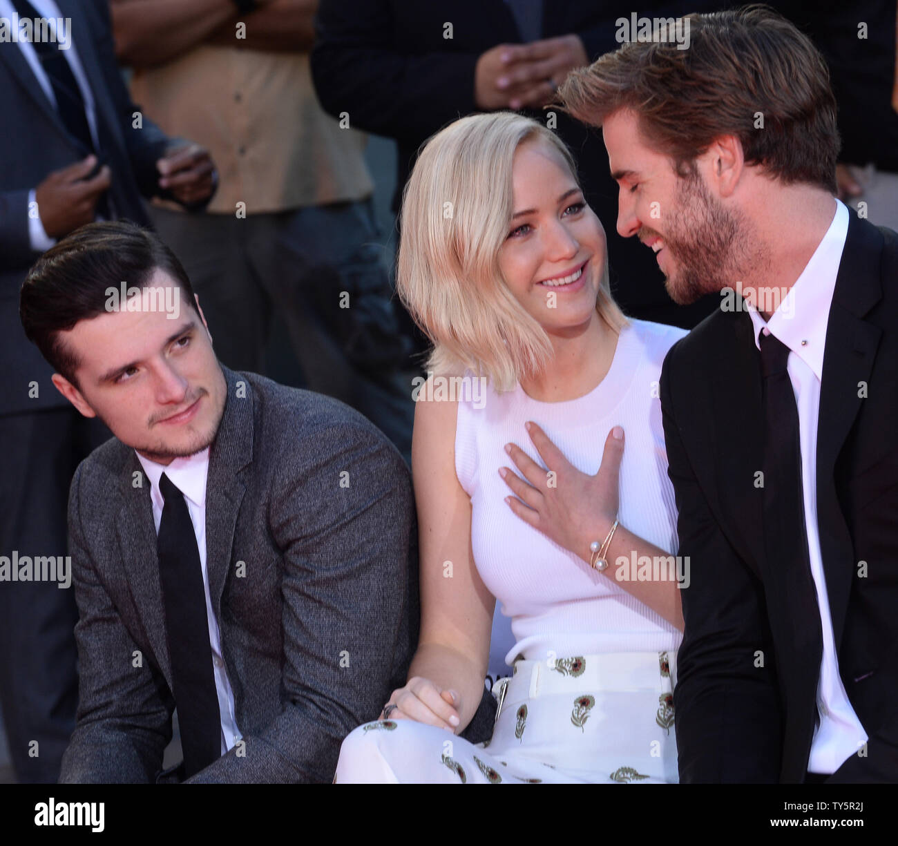 "The Hunger Games: Mockingjay - Part 2" cast members Josh Hutcherson ...
