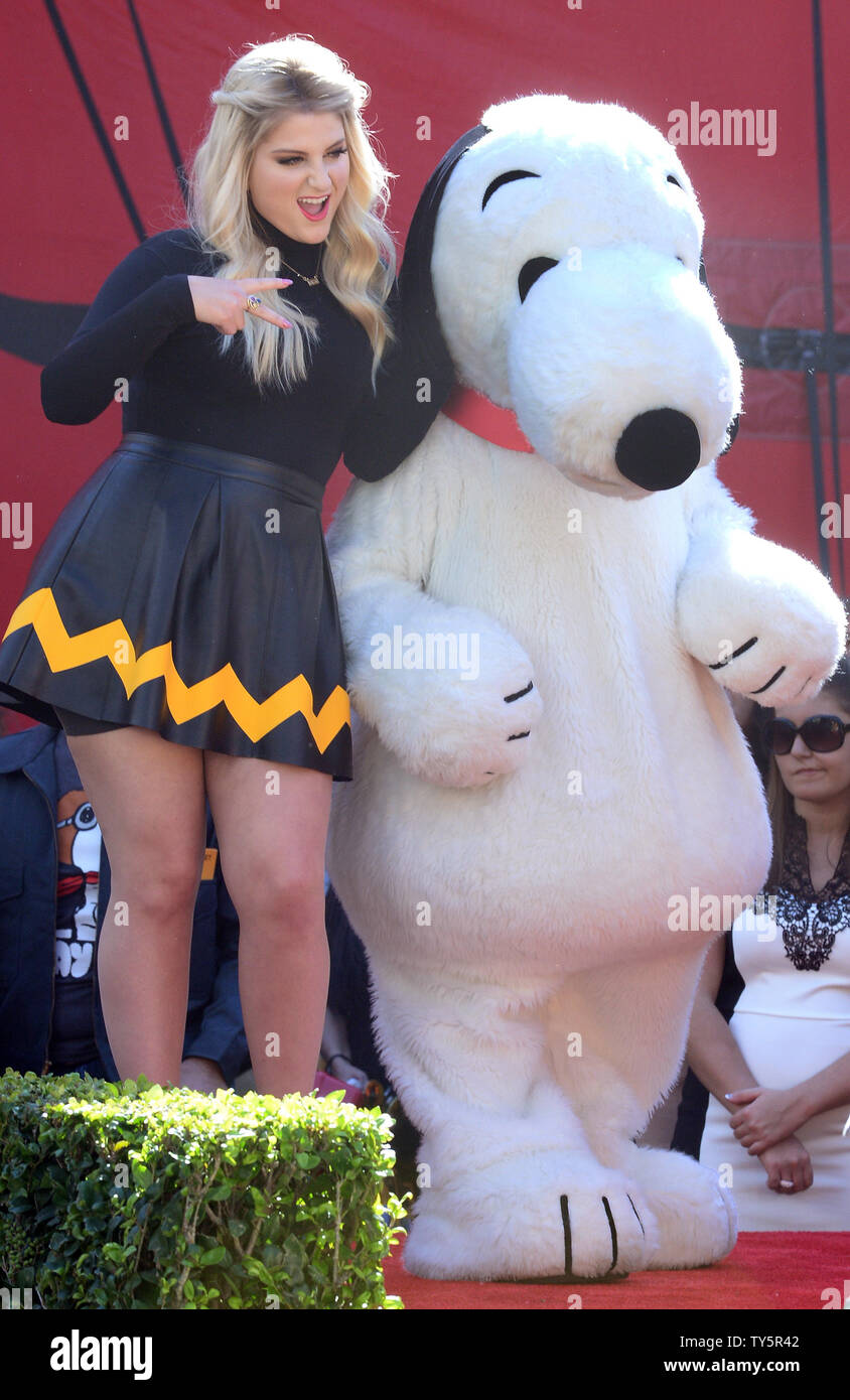 Singer/songwriter and soundtrack performer Meghan Trainor attends the ...