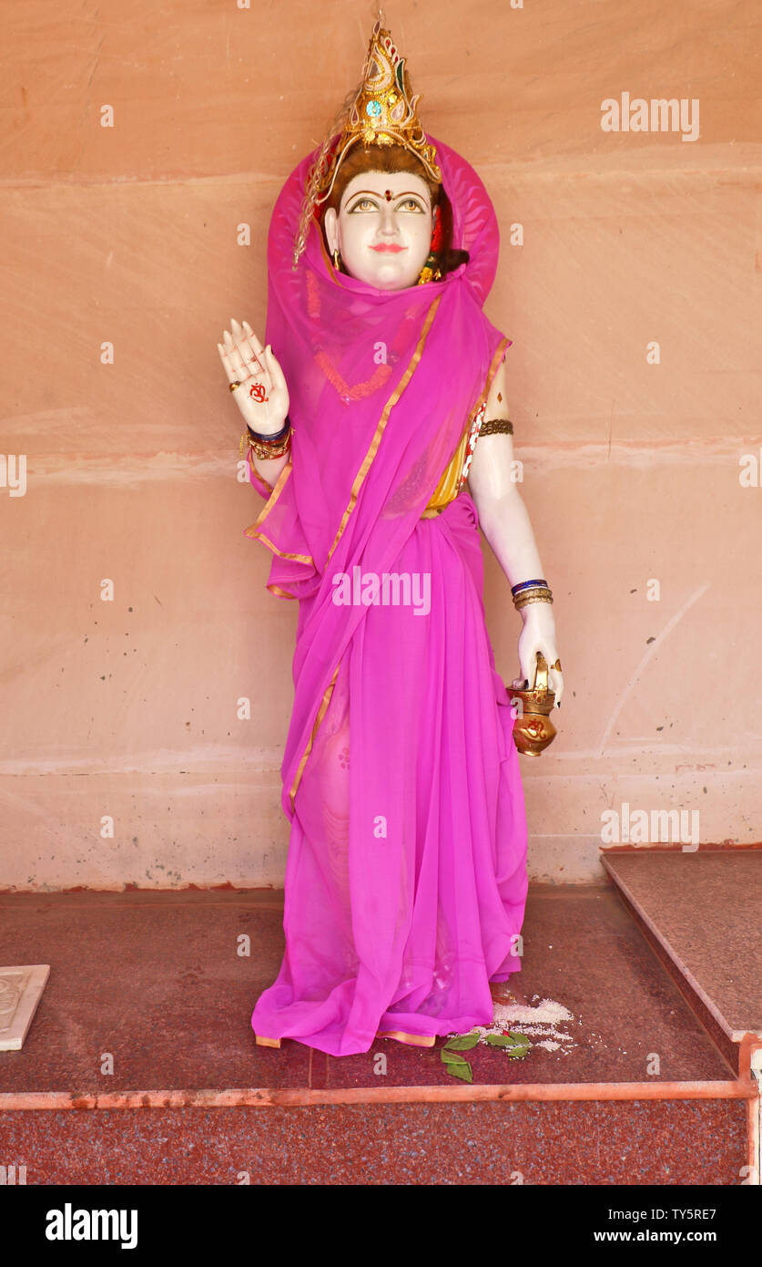 Hind deity: lord Shiva, Rama, Krishna, Durga, nine deity Stock Photo ...