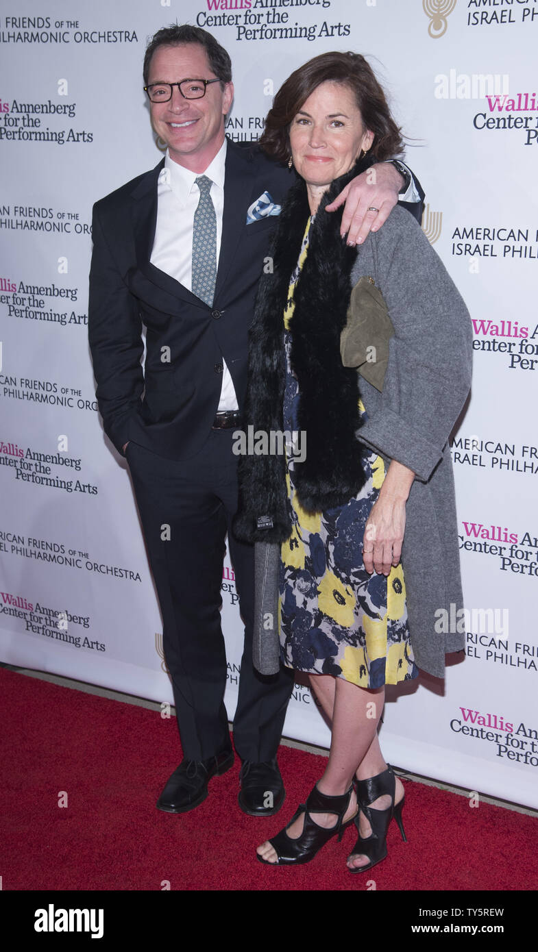 Joshua Molina (L) and guest attend the Duet Gala hosted by The Wallis ...