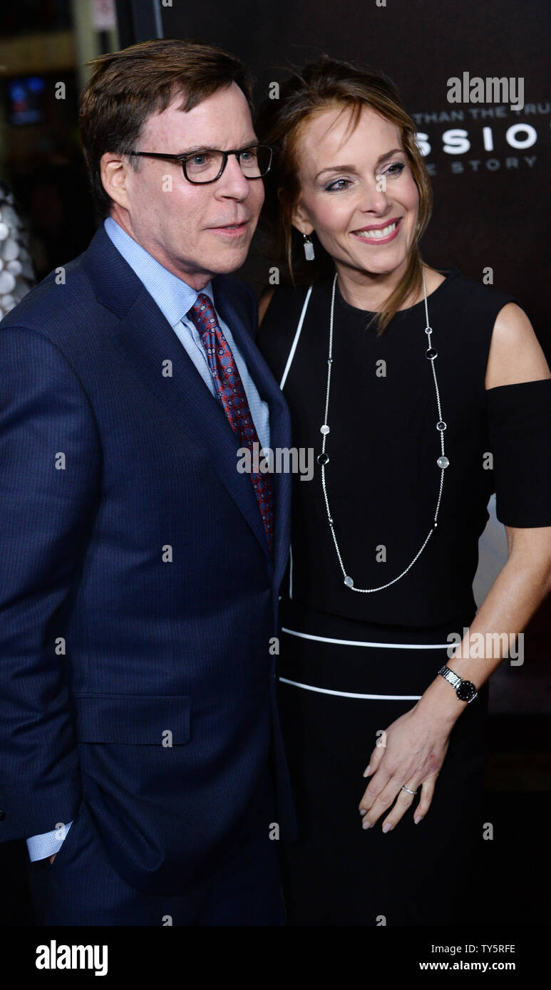 Sportscaster Bob Costas and his wife Jill Sutton attend the premiere of ...