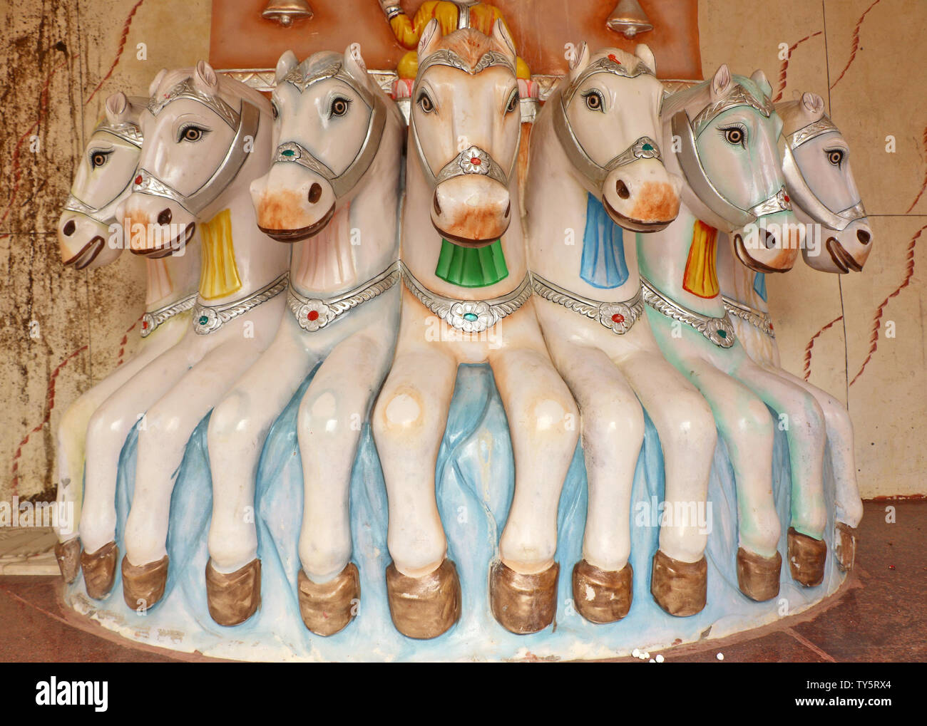 Hind deity: lord Shiva, Rama, Krishna, Durga, nine deity Stock Photo ...