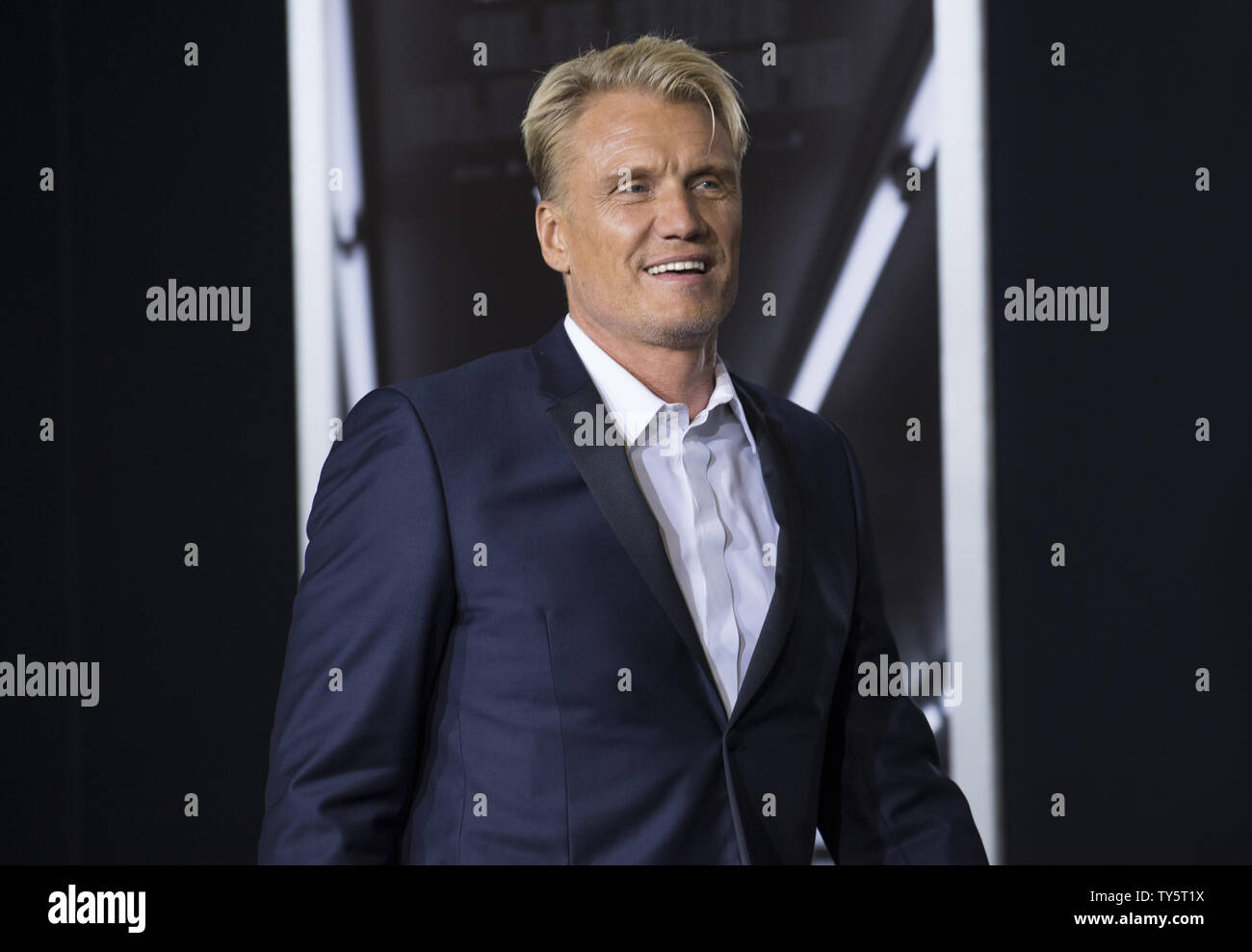 Dolph Lundgren attends the premiere of the film "Creed" held at the ...