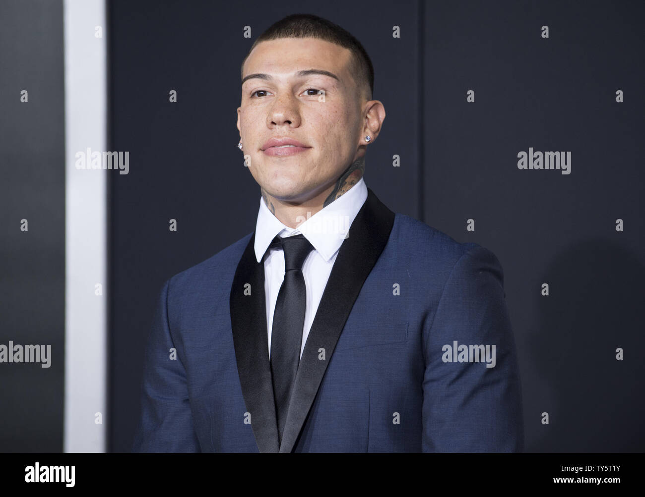Cast member Gabriel Rosado attends the premiere of the film "Creed ...