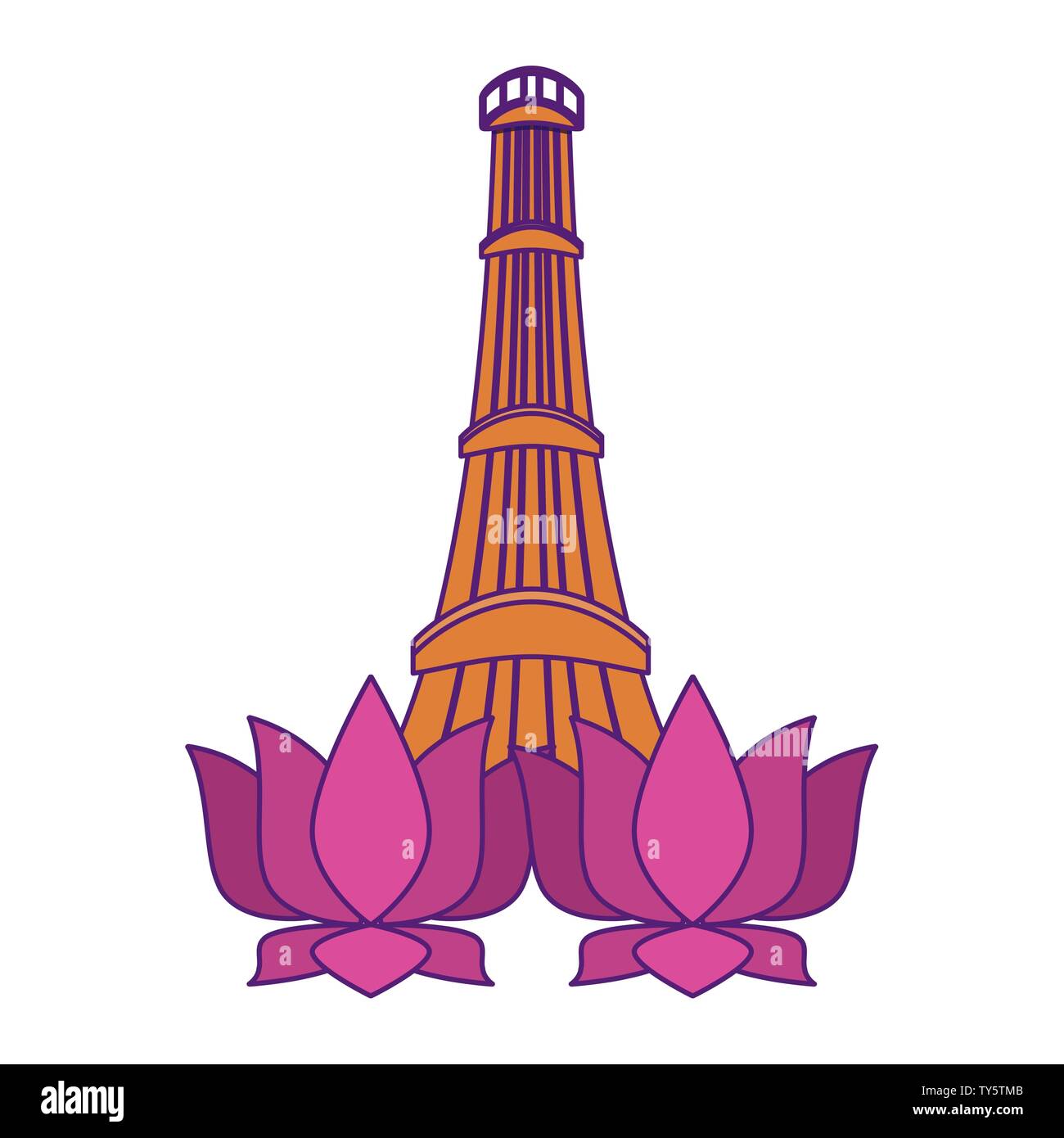 indian building monuments icon cartoon Stock Vector Image & Art - Alamy