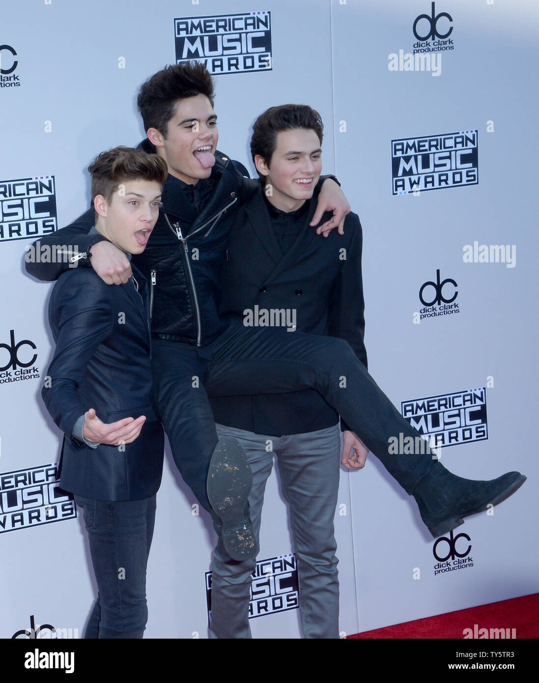 From left, recording artists Ricky Garcia, Emery Kelly and Liam ...