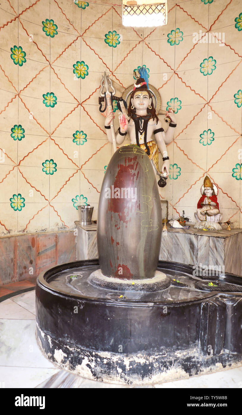 Hind deity: lord Shiva, Rama, Krishna, Durga, nine deity Stock Photo ...