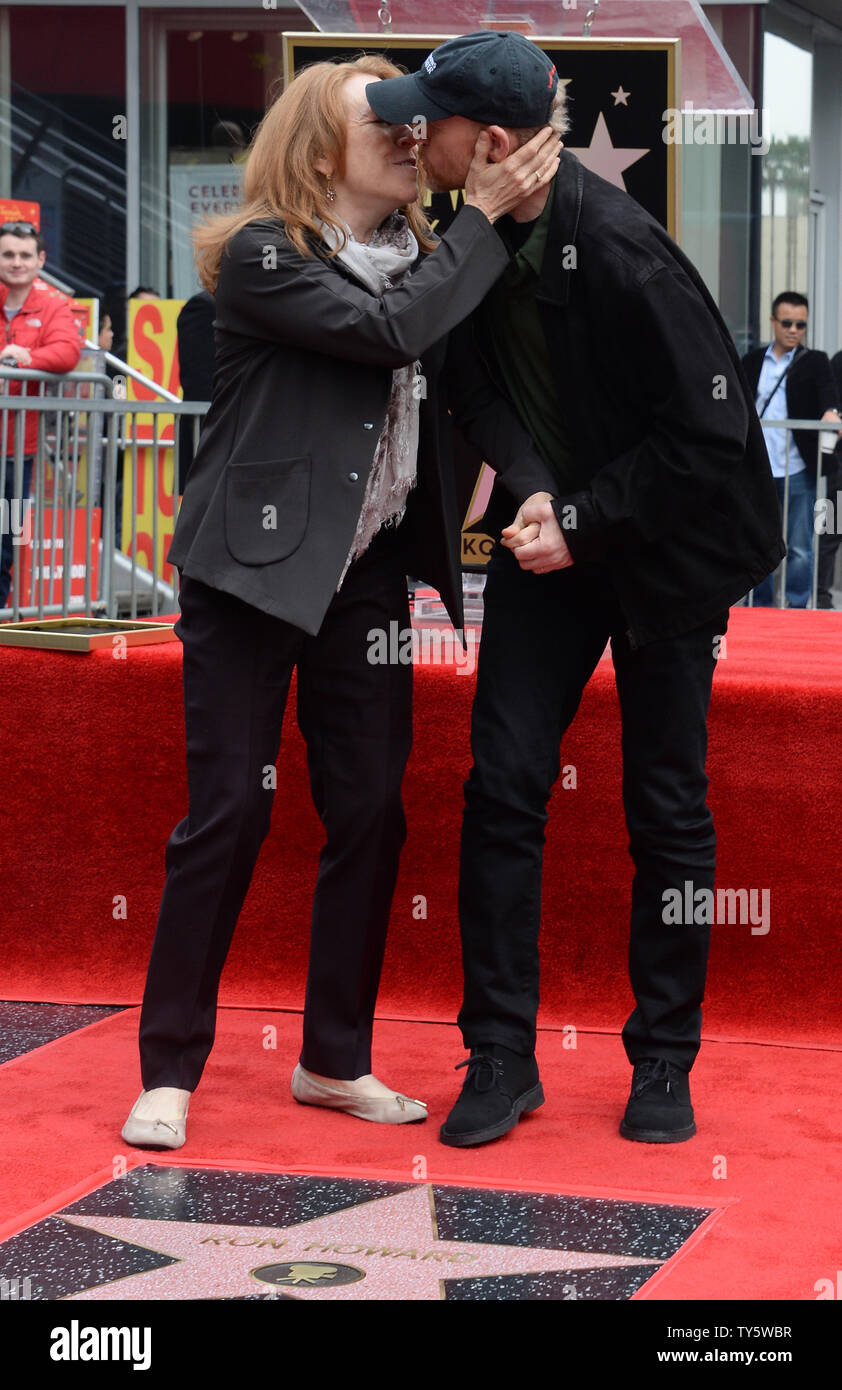 Director and actor Ron Howard is joined by his wife Cheryl Howard ...