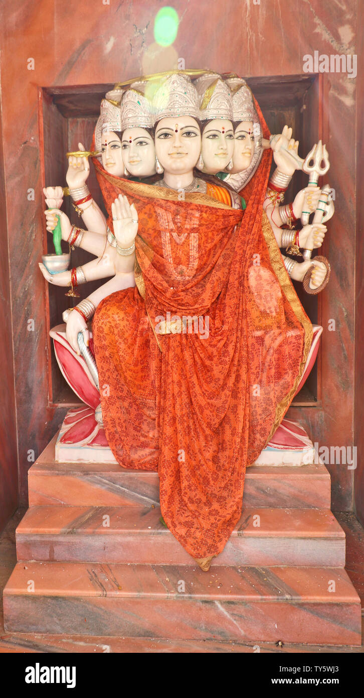 Hind deity: lord Shiva, Rama, Krishna, Durga, nine deity Stock Photo ...