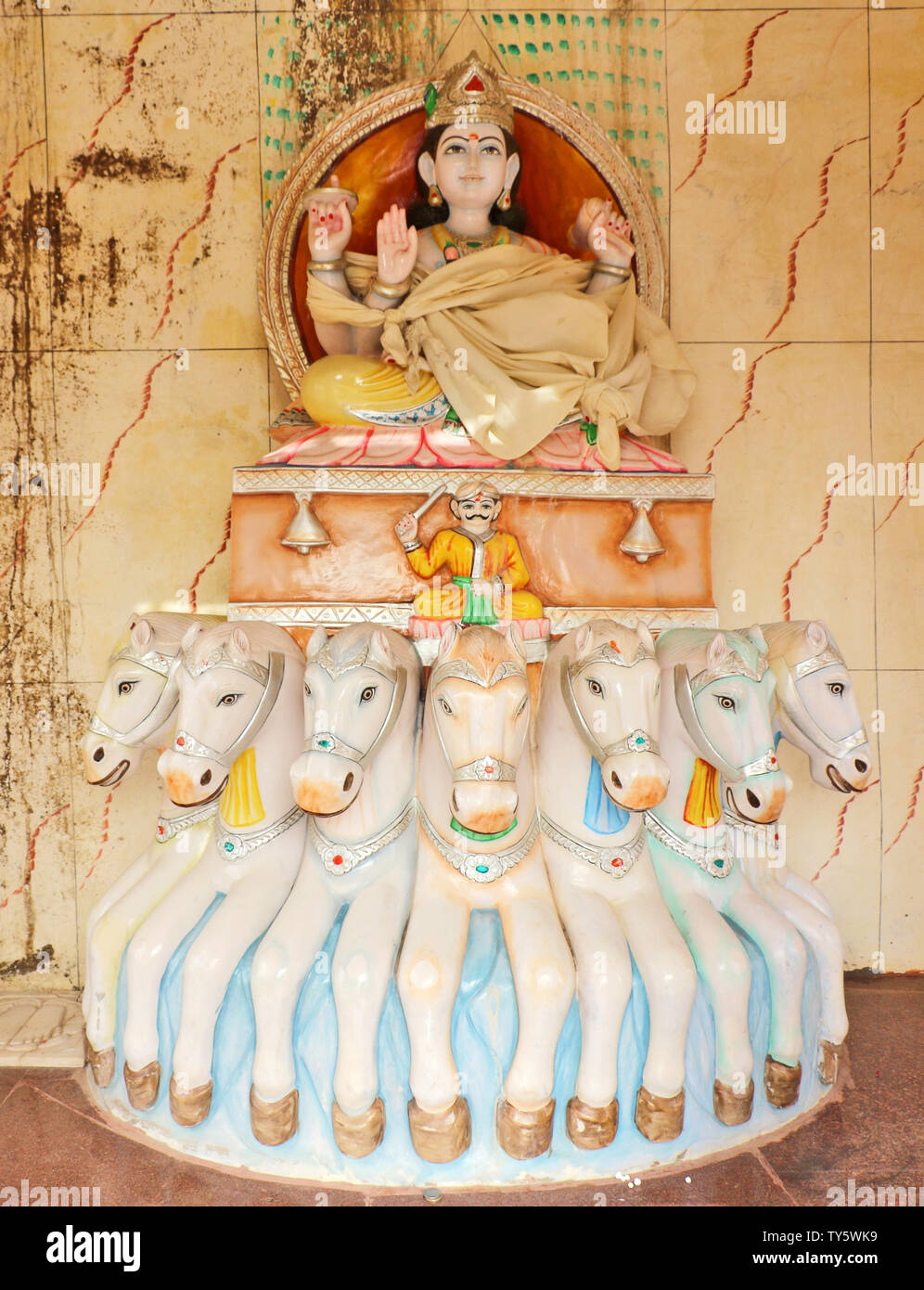 Hind deity: lord Shiva, Rama, Krishna, Durga, nine deity Stock Photo ...