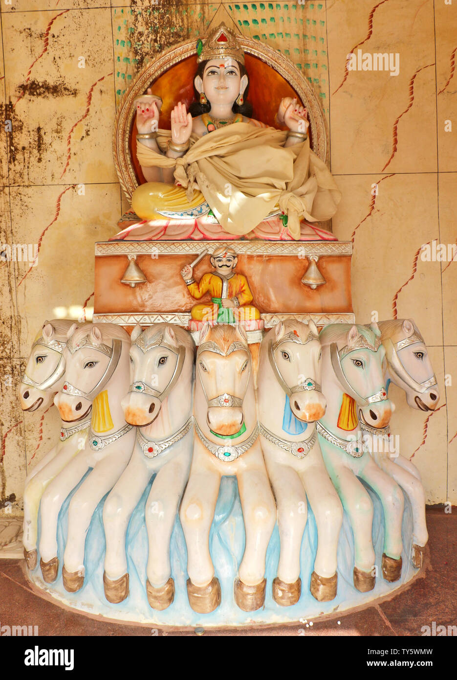 Hind deity: lord Shiva, Rama, Krishna, Durga, nine deity Stock Photo ...