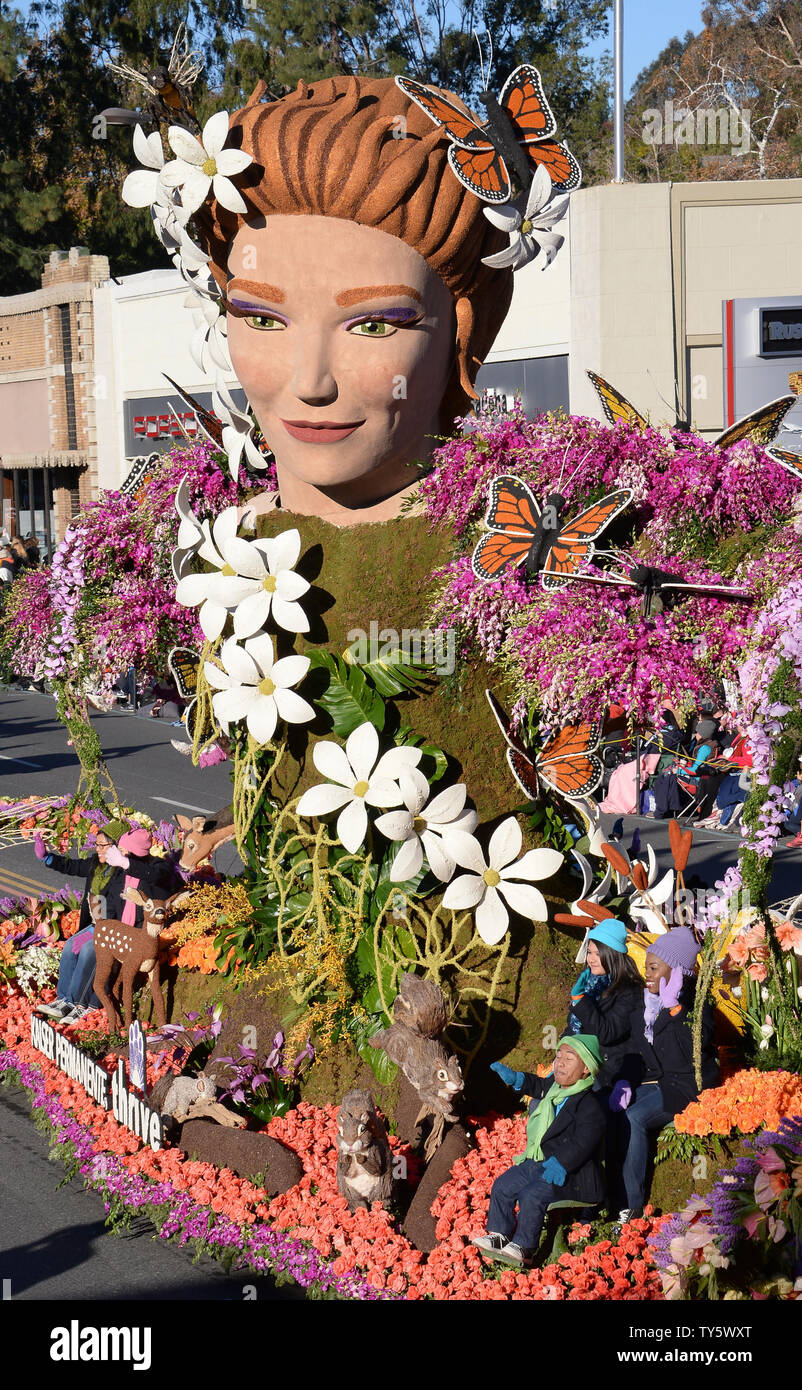 Kaiser Permanente's "Helping Mother Nature Thrive" float, winner of the ...