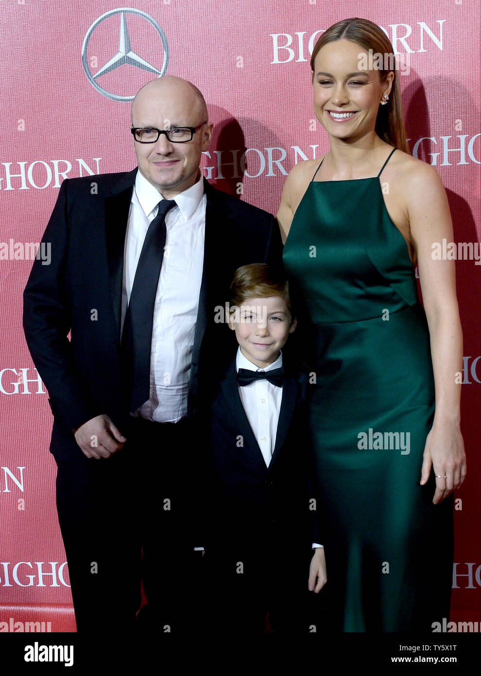 From left, director Lenny Abrahamson and actors Jacob Tremblay and Brie ...