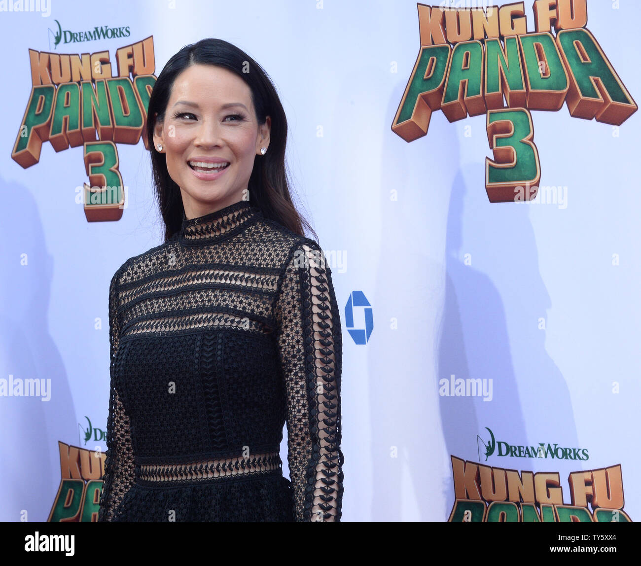 Cast member Lucy Liu, the voice of Viper in the animated motion picture ...