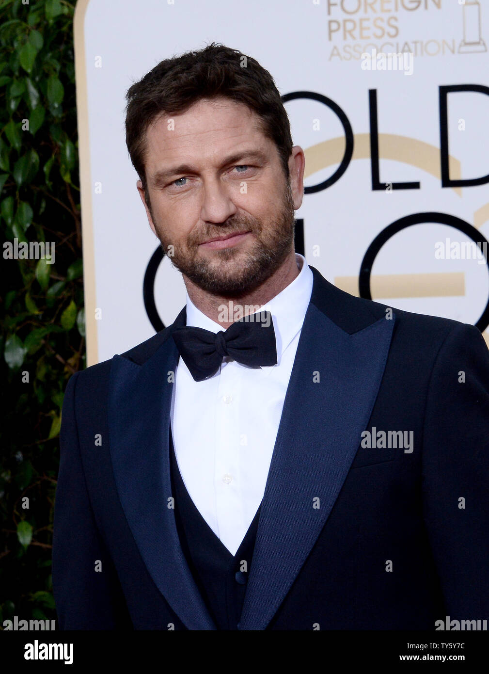Actor Gerard Butler attends the 73rd annual Golden Globe Awards at the ...