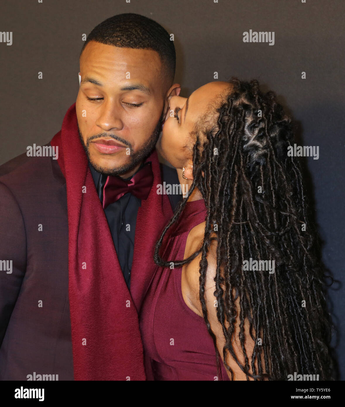 Meagan Good (R) and DeVon Franklin attend the 17th annual InStyle and ...