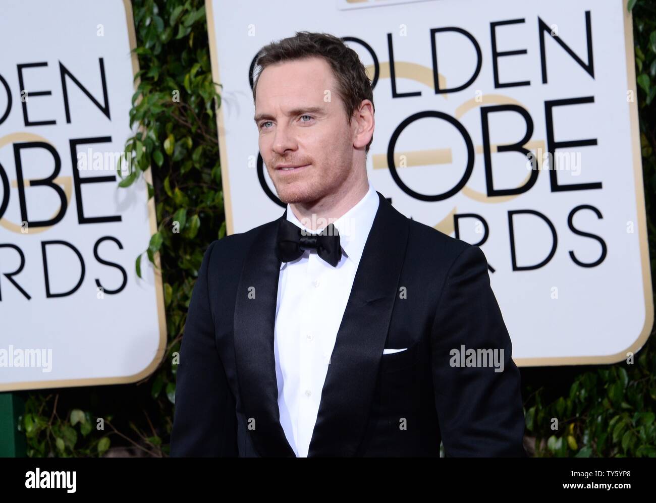 Actor Michael Fassbender attends the 73rd annual Golden Globe Awards at ...