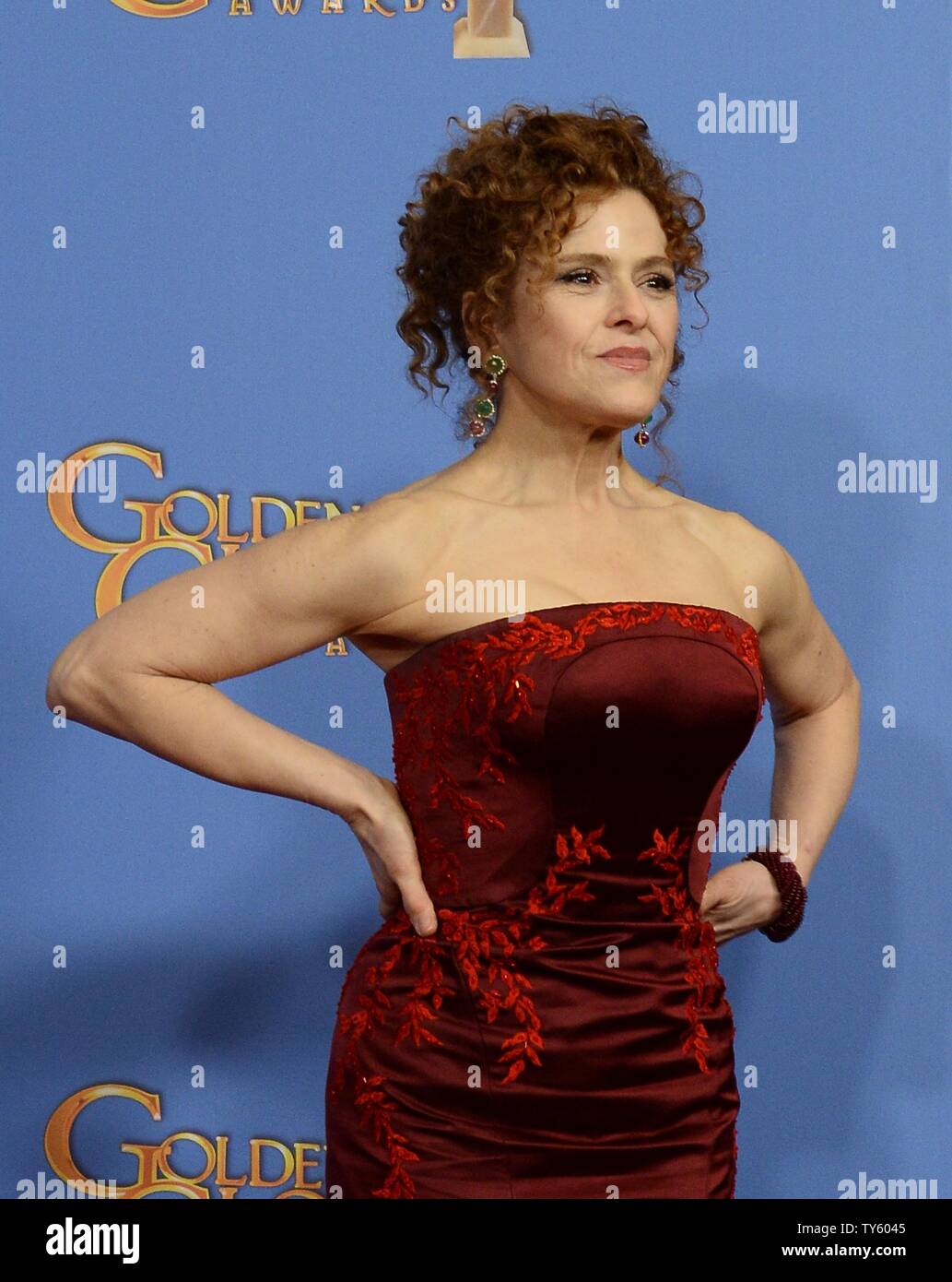 Actress Bernadette Peters, winner of the award for Best Television ...
