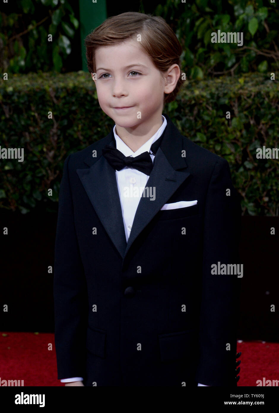Actor Jacob Tremblay attends the 73rd annual Golden Globe Awards at the ...