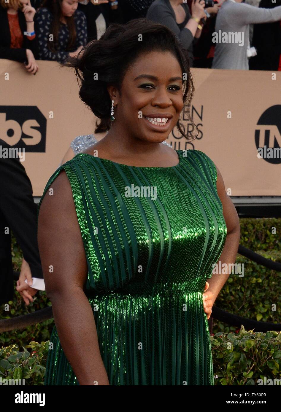 Actress Uzo Abuda attends the 22nd annual Screen Actors Guild Awards at ...