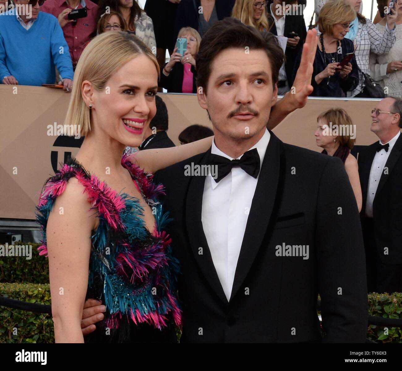 From left, actors Sarah Paulson and Pedro Pascal attend the 22nd annual ...