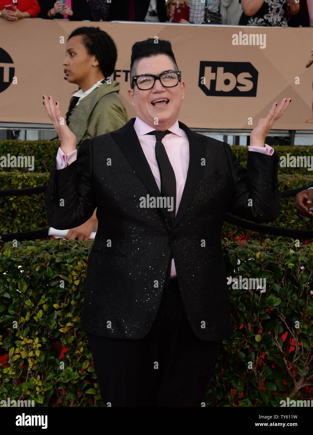 Actress Lea DeLaria attends the 22nd annual Screen Actors Guild Awards ...