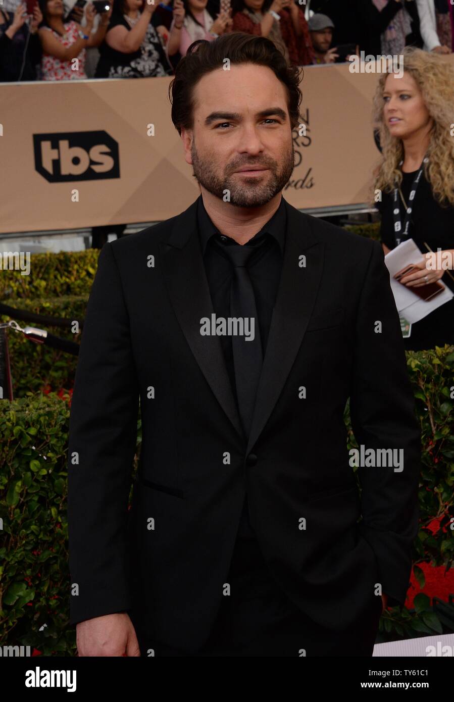Actor Johnny Galecki attends the 22nd annual Screen Actors Guild Awards ...