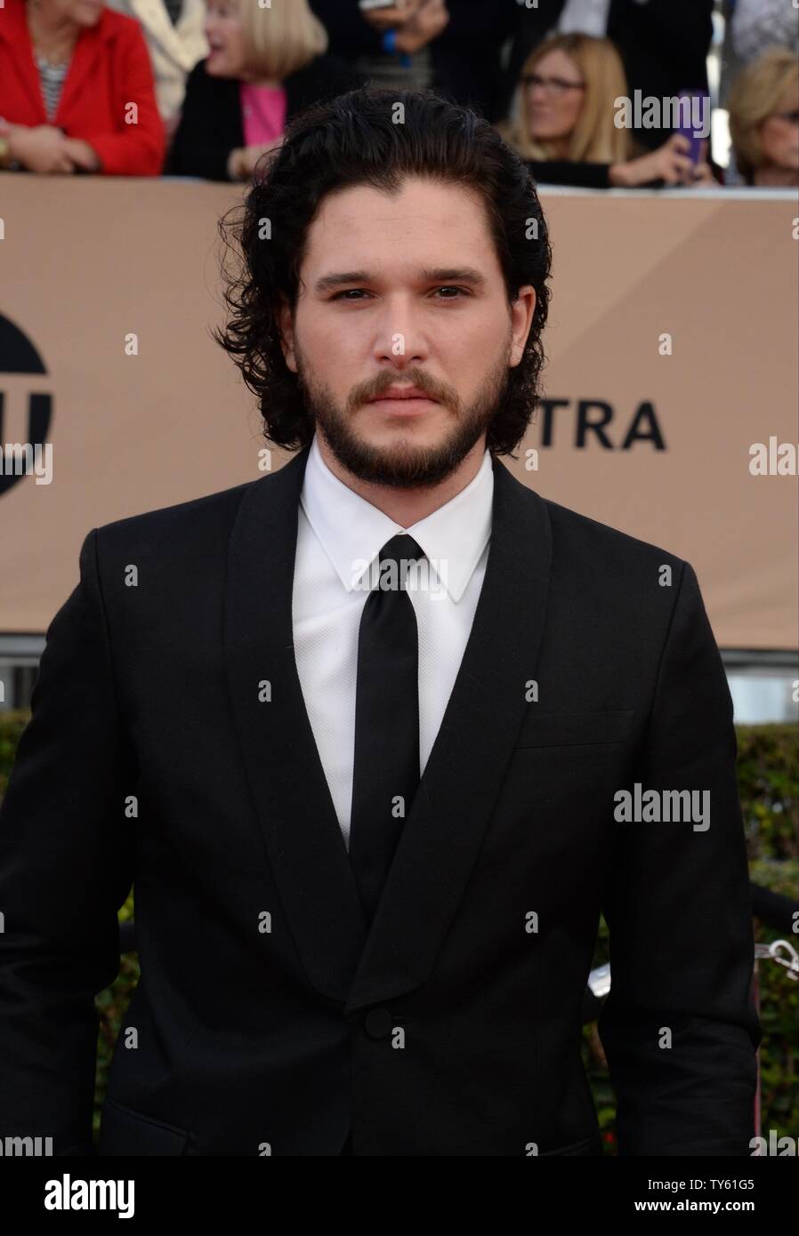 Actor Kit Harrington attends the 22nd annual Screen Actors Guild Awards ...
