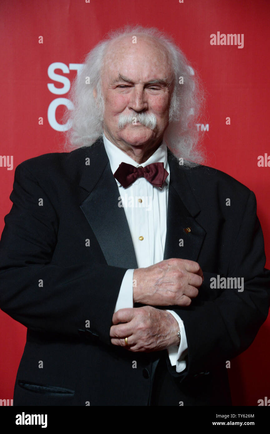 Singer David Crosby arrives for the MusiCares Person of the Year gala ...