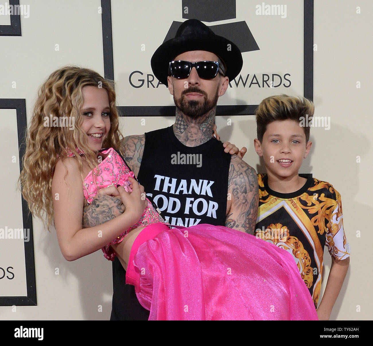 Travis barker and landon asher hi-res stock photography and images - Alamy