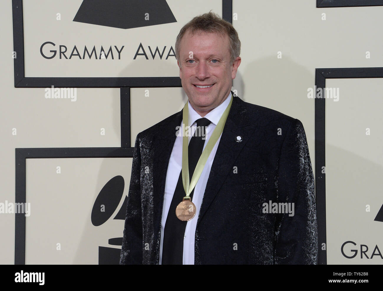 Charles Bruffy arrives for the 58th annual Grammy Awards held at ...