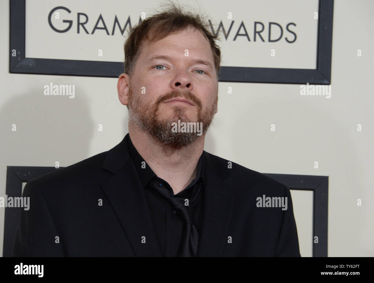 Pete Lyman arrives for the 58th annual Grammy Awards held at Staples ...