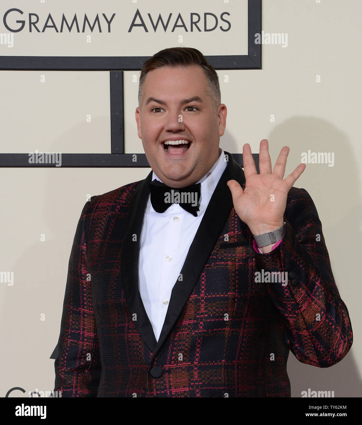 Ross Matthews arrives for the 58th annual Grammy Awards held at Staples ...