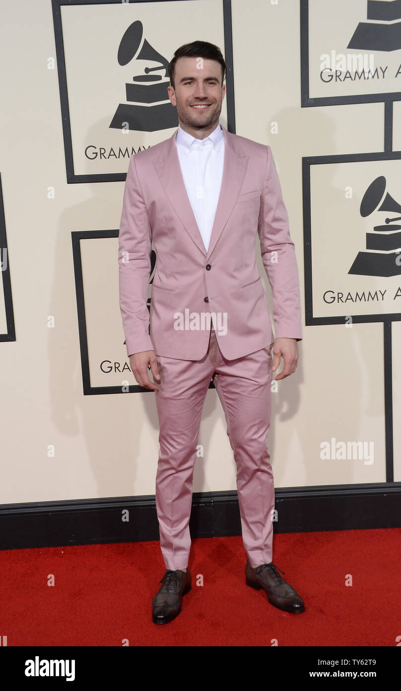 Sam Hunt arrives for the 58th annual Grammy Awards held at Staples ...