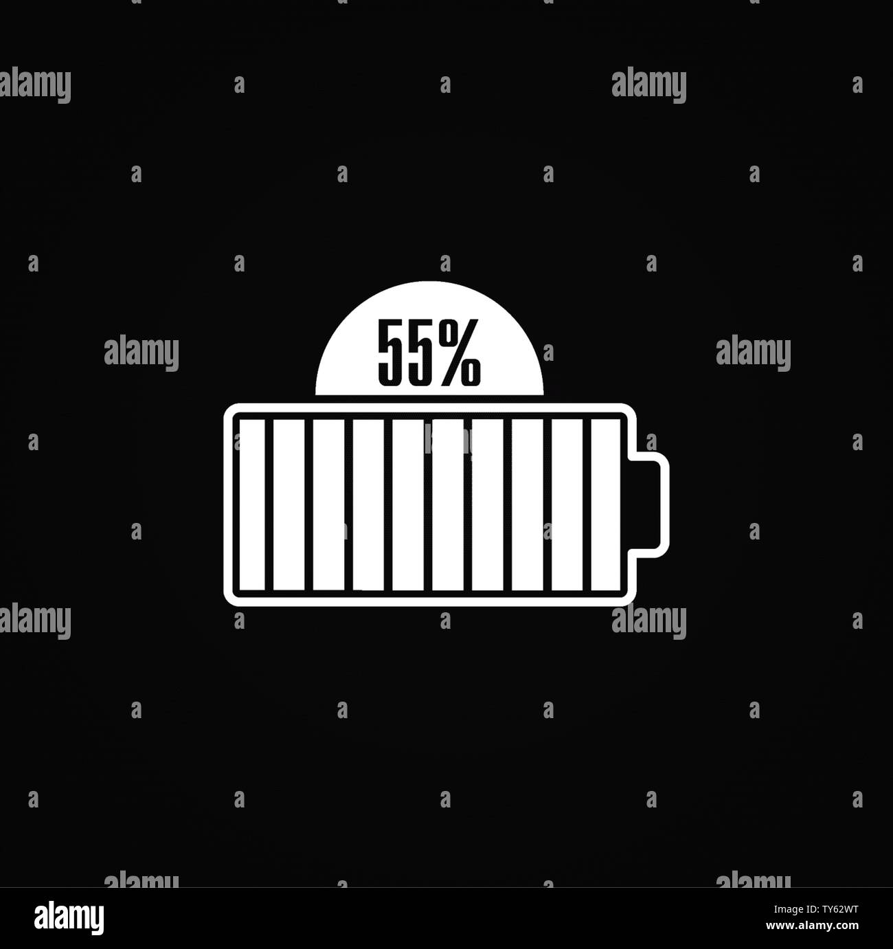 Loading related icon on background for graphic and web design. Simple ...