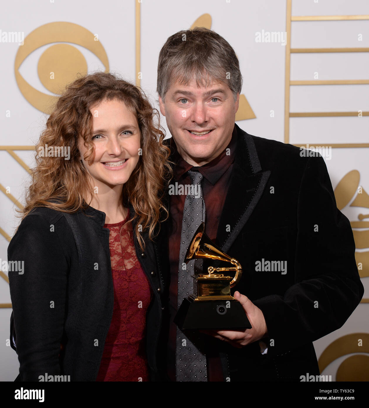 Singer Abigail Washburn and musician Bela Fleck, winners of the award ...