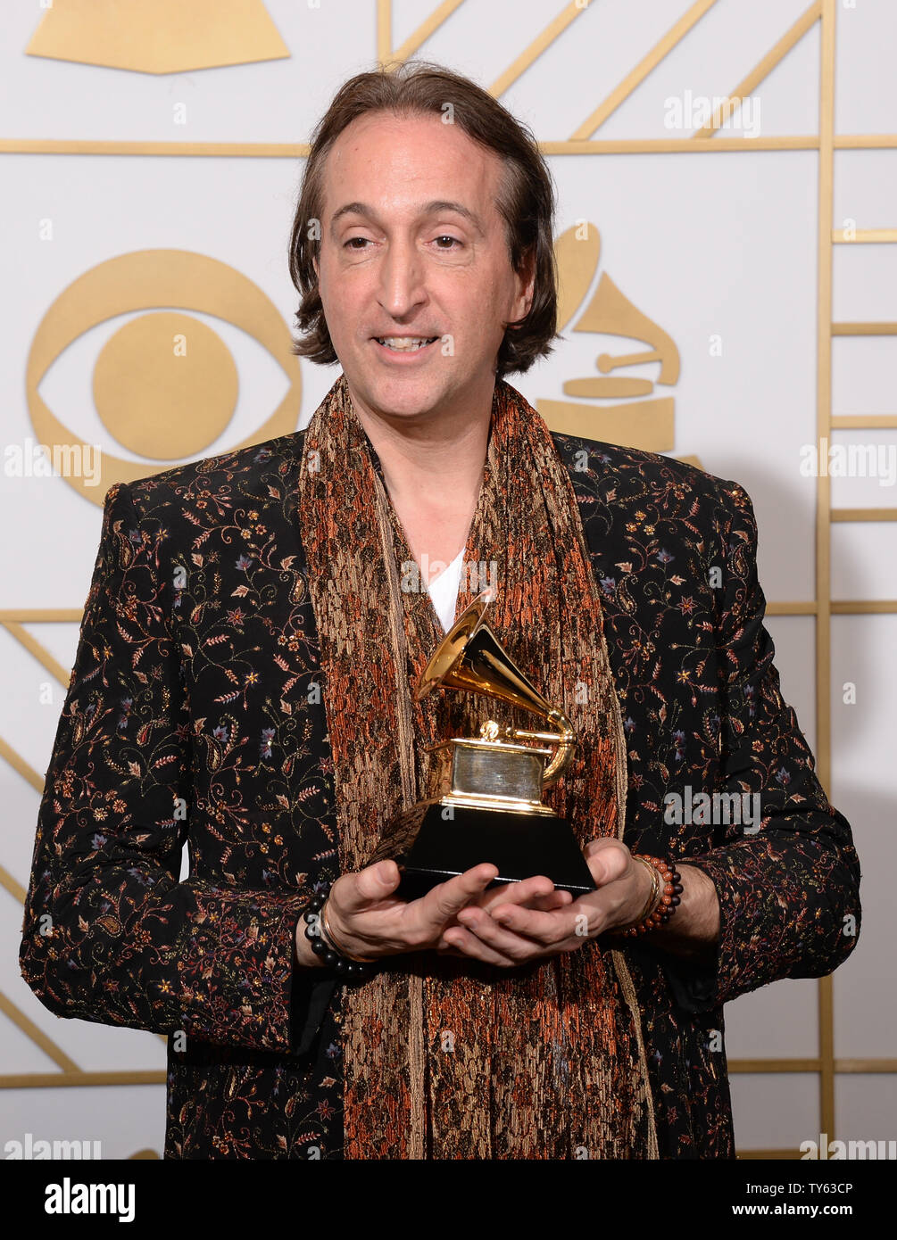 Recording artist Paul Avgerinos, winner of the award for Best New Age ...
