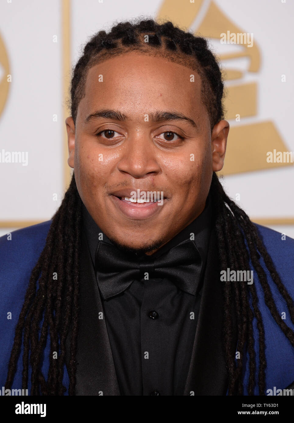 Grammy Nominee Jamison Ross appears backstage during the 58th annual ...